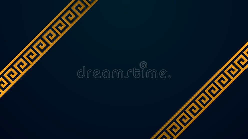 Greek Meander Pattern Background Illustration Abstract Background Stock ...