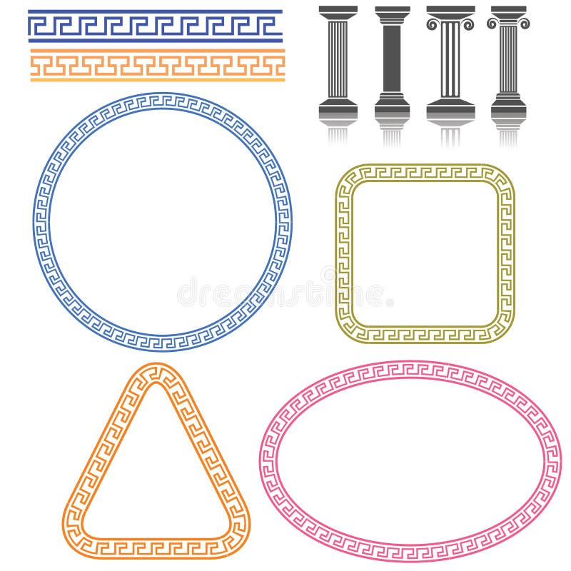 Meander Square Patterns Stock Illustrations – 499 Meander Square ...