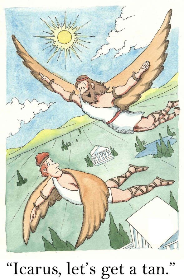 Icarus Mythology Stock Illustrations – 89 Icarus Mythology Stock ...