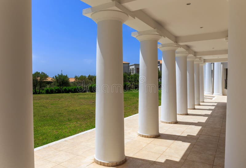 Greek Neoclassical Architecture Building Stock Image - Image of famous ...