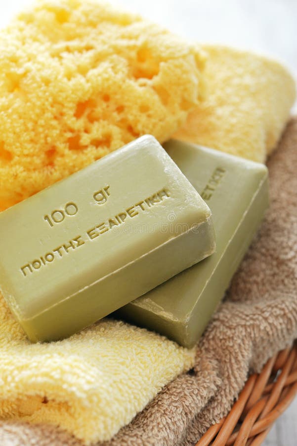 Greek olive soap stock photo. Image of beauty, bath, home - 45538122