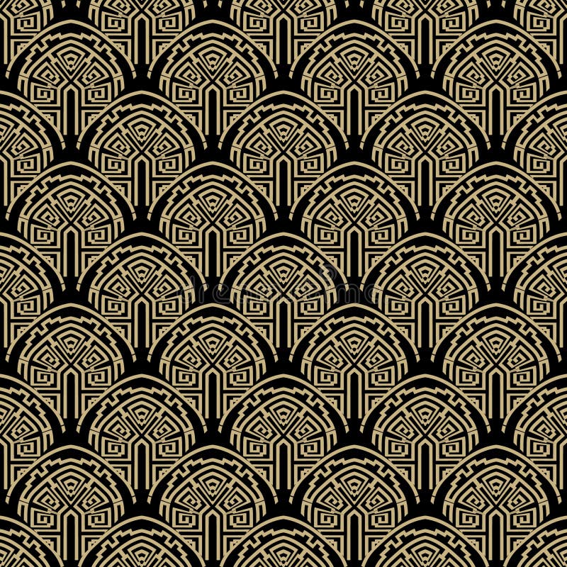 Background Golden Arches Pattern Stock Illustrations – 334 Background ...