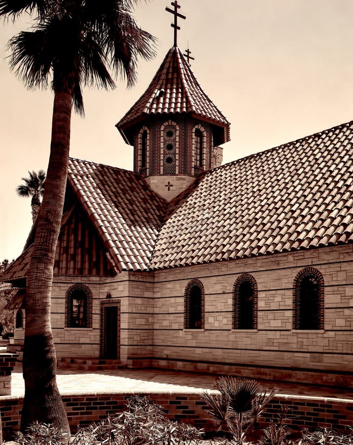 Greek Orthodox Chapel stock image. Image of steeple, belltower - 34866527