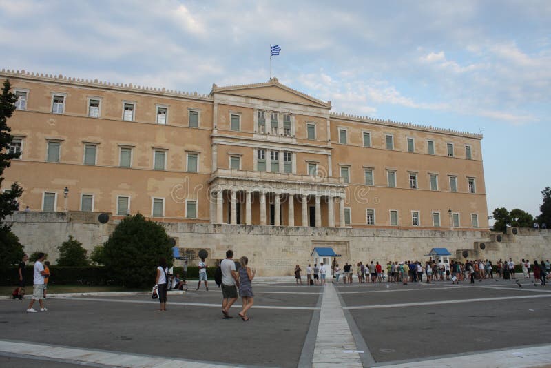 The Greek Parliament Building in Athens,Greece Editorial Stock Image ...