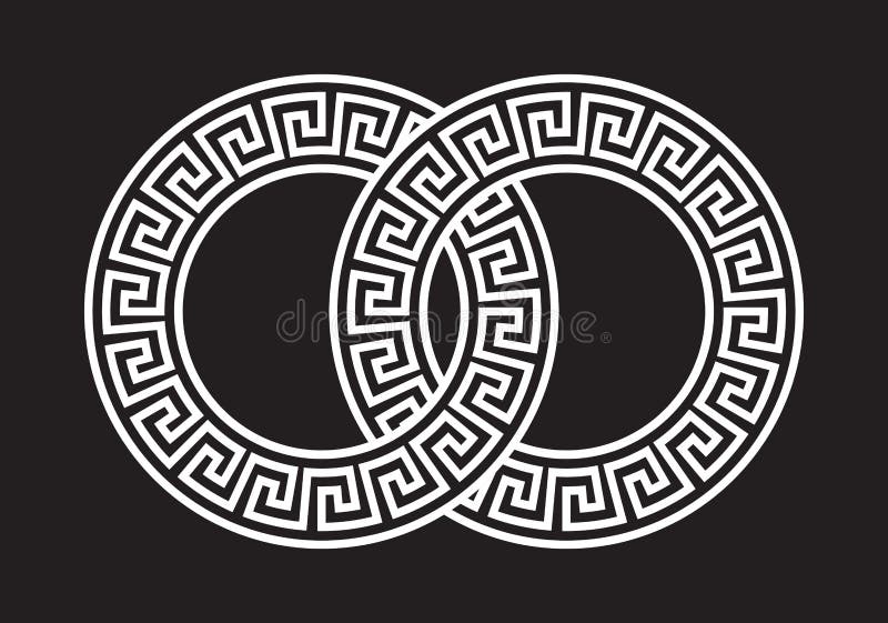 Greek Key Infinity Seamless Background Texture Stock Vector ...
