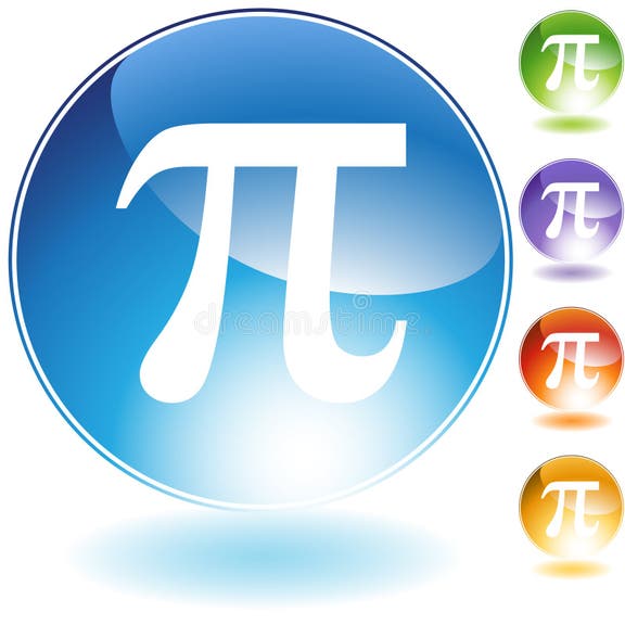 Greek Pi stock vector. Illustration of character, graphic - 10136105