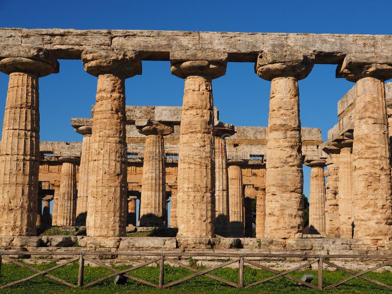 Greek pillars stock photo. Image of architecture, ionic - 8173962