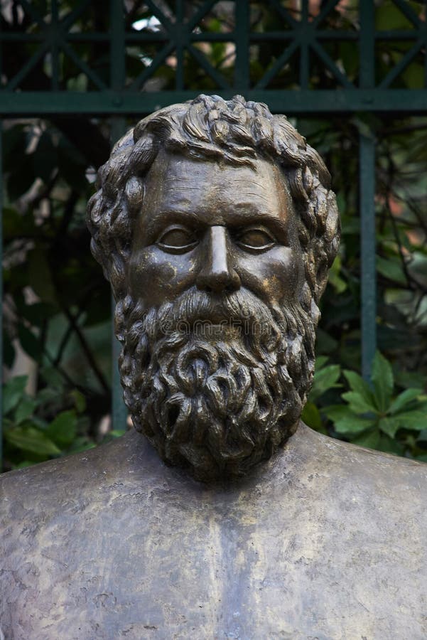 Greek poet Sofoklis stock photo. Image of antiquity, universe - 86152334