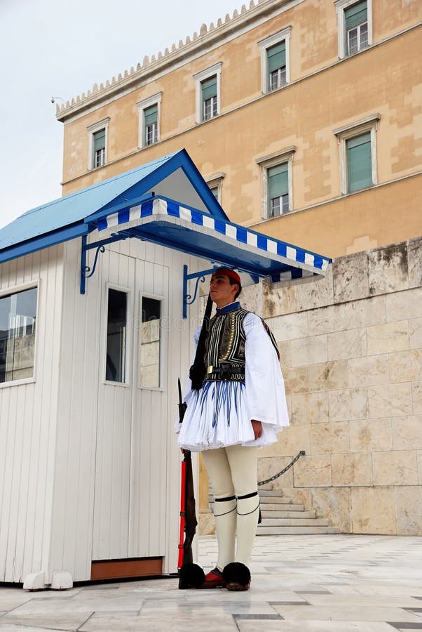 Greek Presidential Guard (Athens, Greece) Editorial Stock Image - Image ...