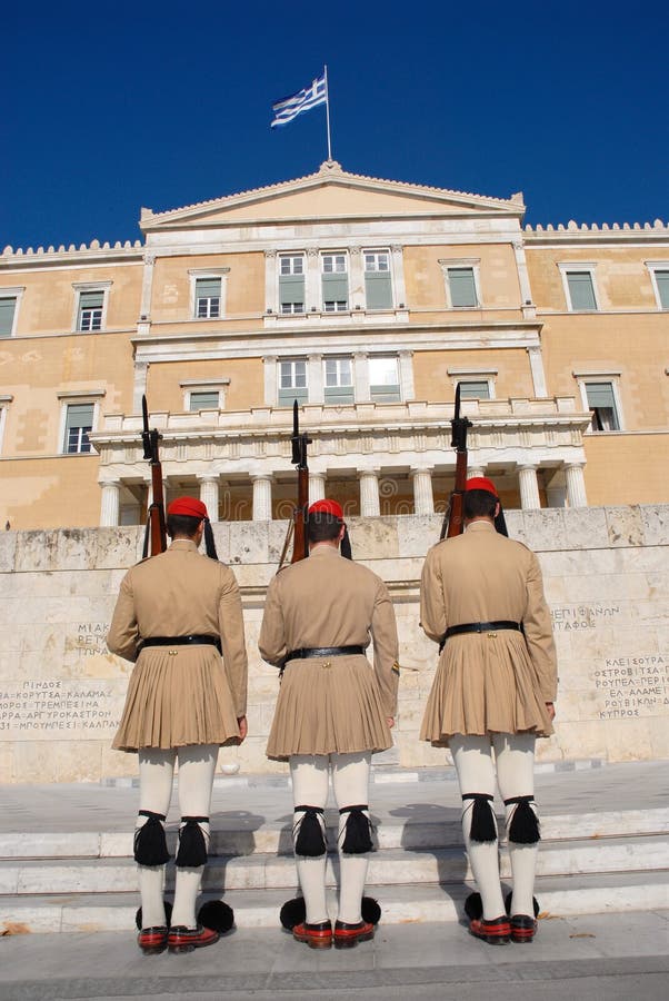 Greek Presidential Guard Change,Athens Editorial Photography - Image of ...