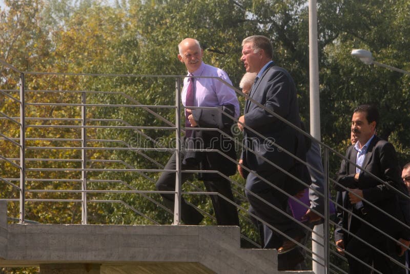 Greek Prime Minister George Papandreou Editorial Stock Image - Image of ...