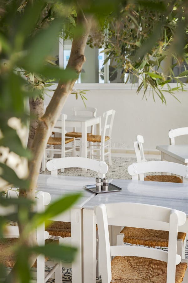 Greek restaurant stock photo. Image of greek, architecture - 70832960