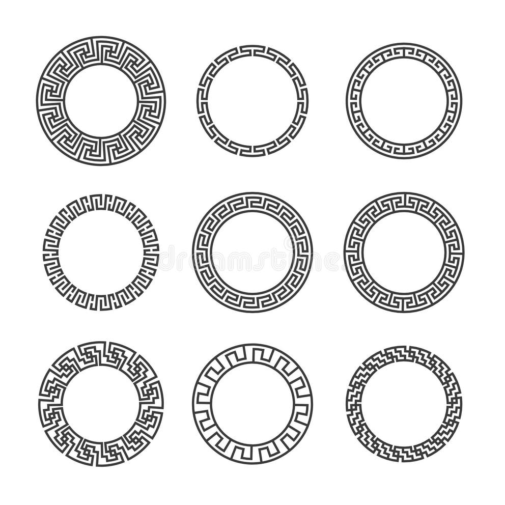 Frame Ancient Greek Meander Pattern Stock Illustrations – 3,806 Frame ...