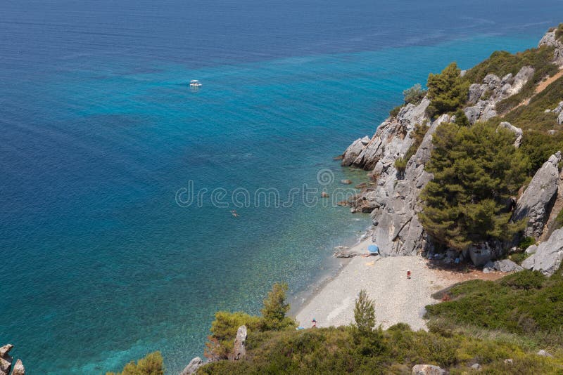 Greek seaside stock photo. Image of scene, outdoors, beach - 31847280