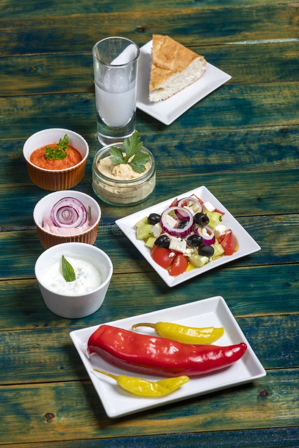 Greek starter stock photo. Image of cheese, healthy - 209215498