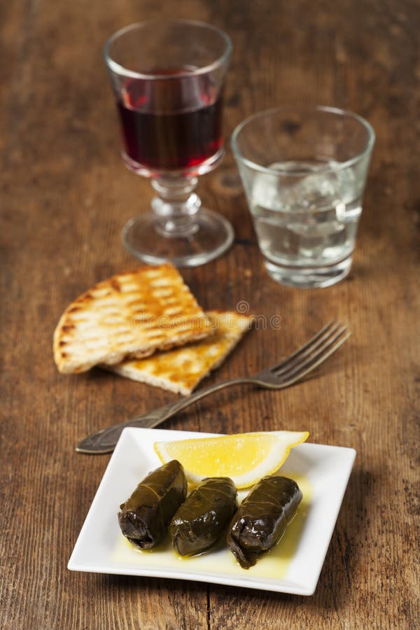 Greek starter stock photo. Image of turkish, stuffed - 62982160