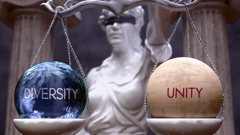 Diversity or Unity As a Choice, Two Options To Choose from Stock ...