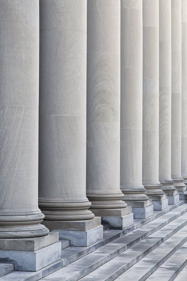 Greek-Style Columns stock photo. Image of axle, engineering - 35455614