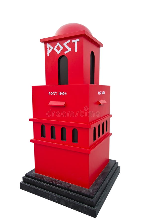 Greek Style post box stock photo. Image of traditional - 34513584