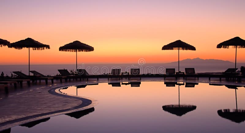 Santorini Wonderful Sunrise Stock Photo - Image of yearn, fascinating ...