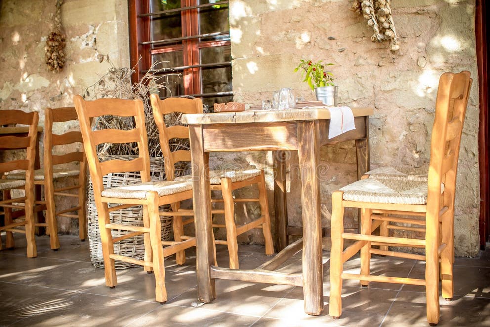 Greek taverna stock photo. Image of facade, outdoor, sign - 90214770