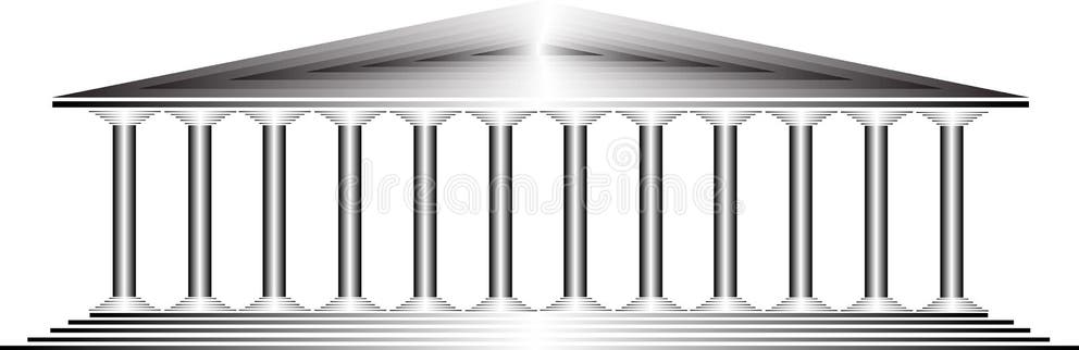 Greek Temple Stencil Stock Illustrations – 26 Greek Temple Stencil ...