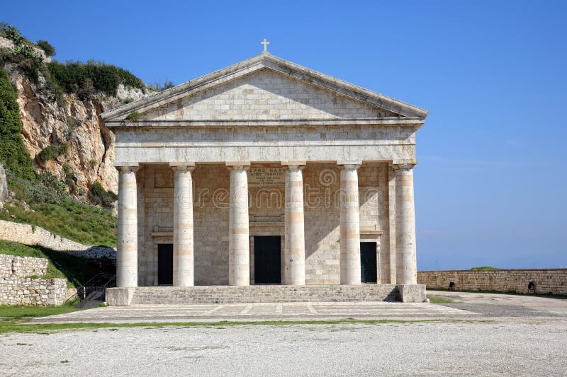 Greek temple stock image. Image of building, greek, beautiful - 28237427