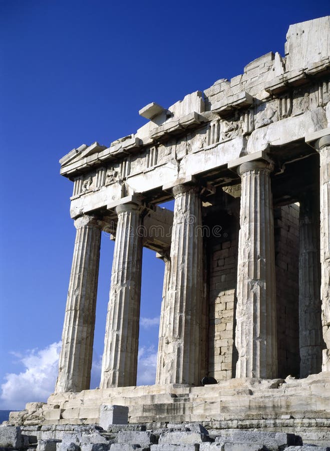 Greek Temple stock photo. Image of parthenon, architecture - 55758090