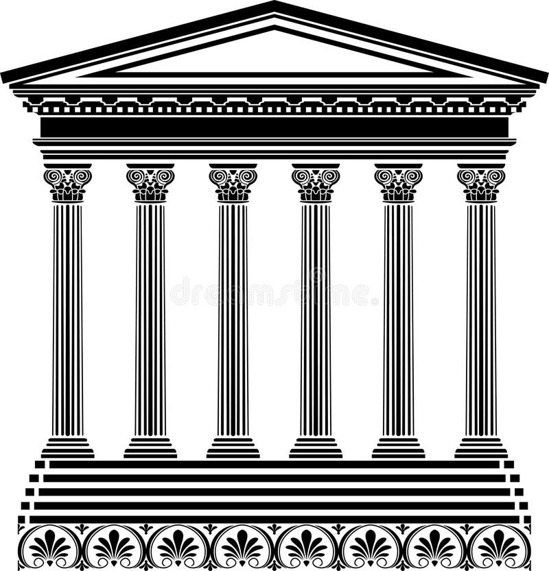 Ancient Greek Ornament Set for Design Stock Vector - Illustration of ...