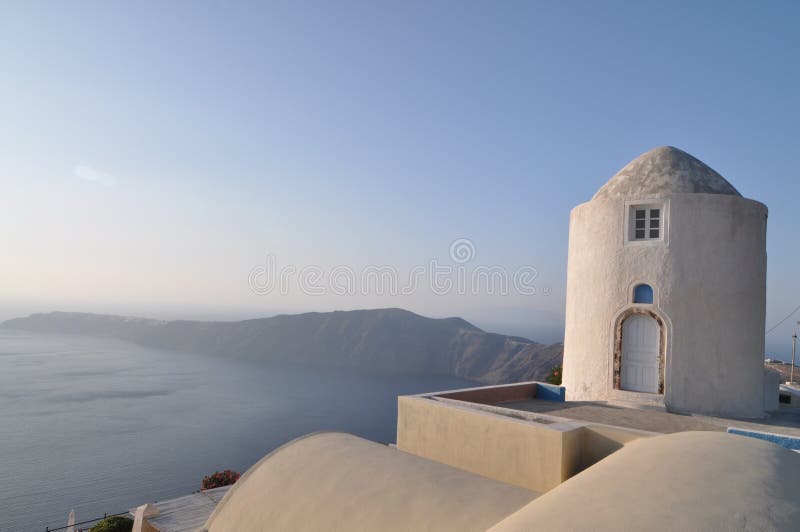 Greek Tower stock photo. Image of island, coast, greece - 10925984