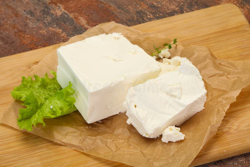 Greek Traditional Feta Soft Cheese Stock Photo - Image of dairy ...