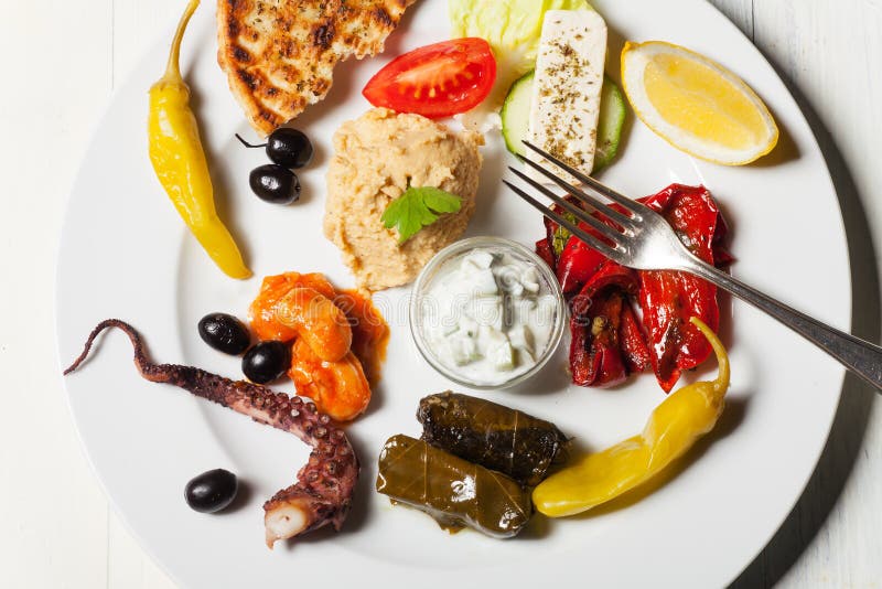 Greek stock photo. Image of rustic, mediterranean, appetizers - 50616828