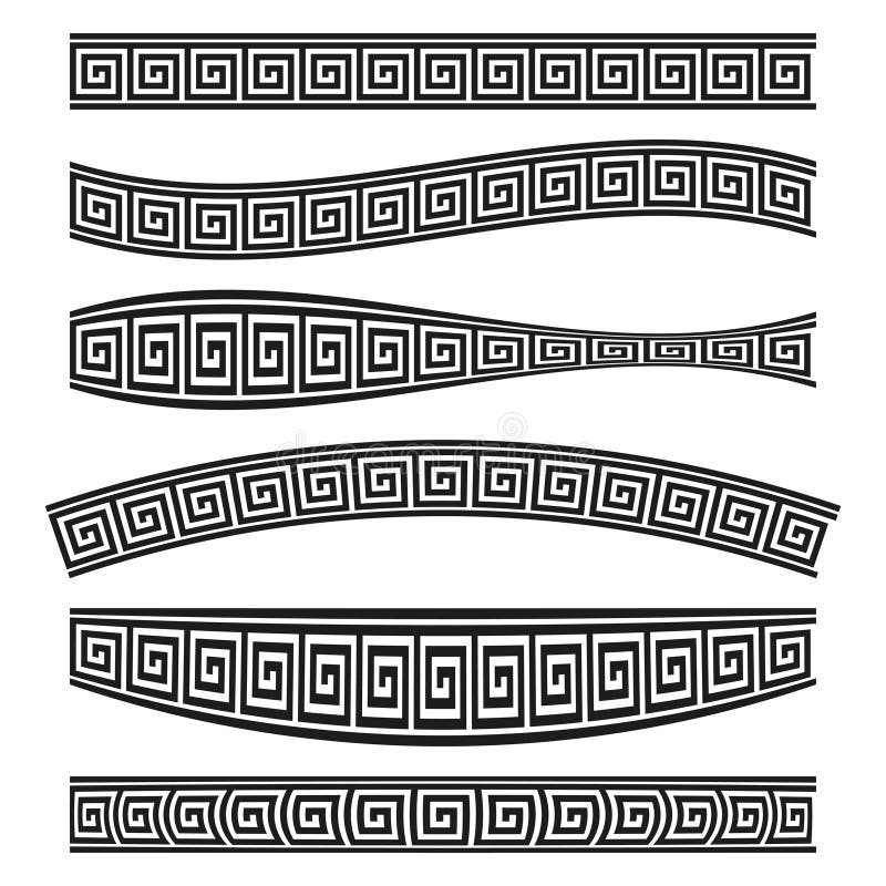 Geometric Seamless Borders Stock Illustrations 7 442 Geometric