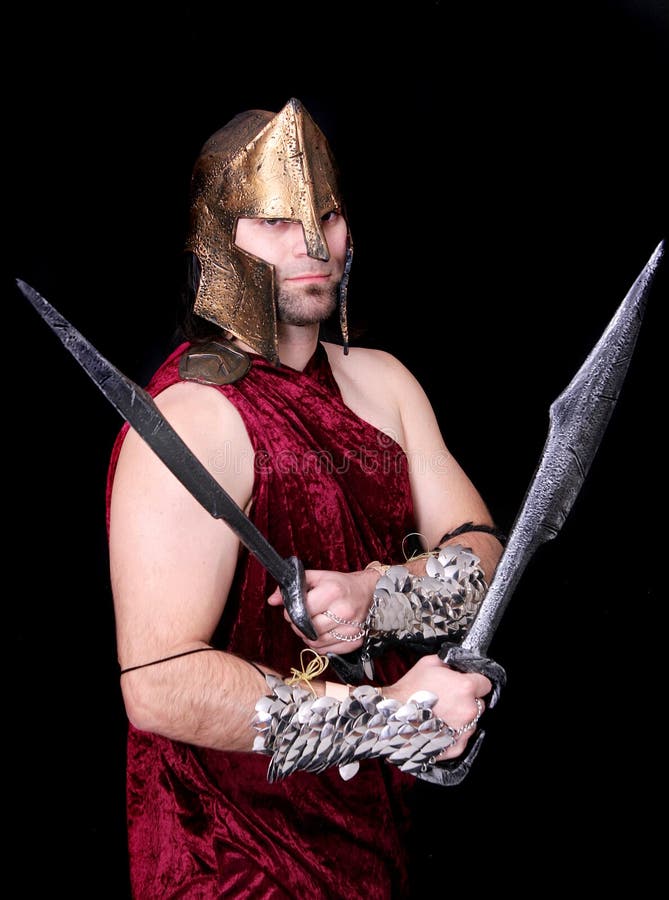 Greek warrior man stock photo. Image of armour, ancient - 8336356
