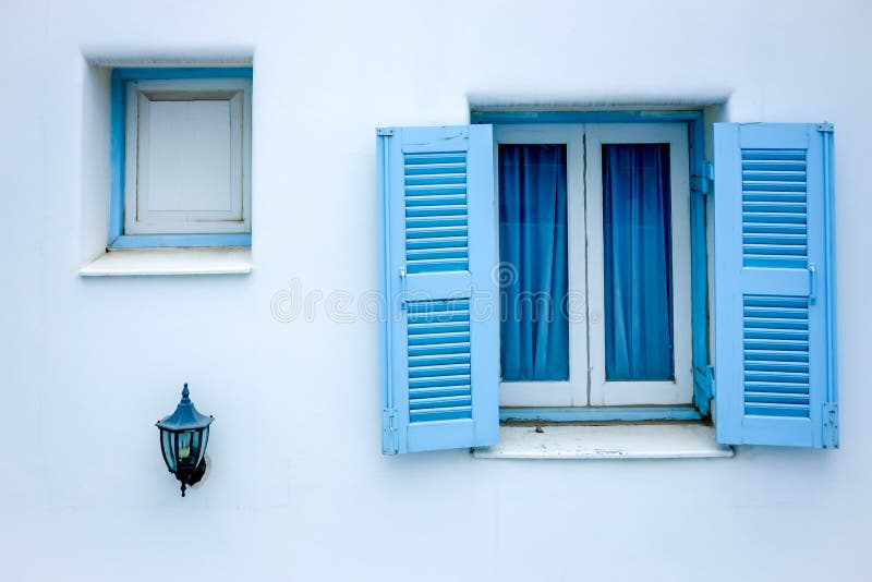 Greek Window stock image. Image of windows, home, view - 42671559