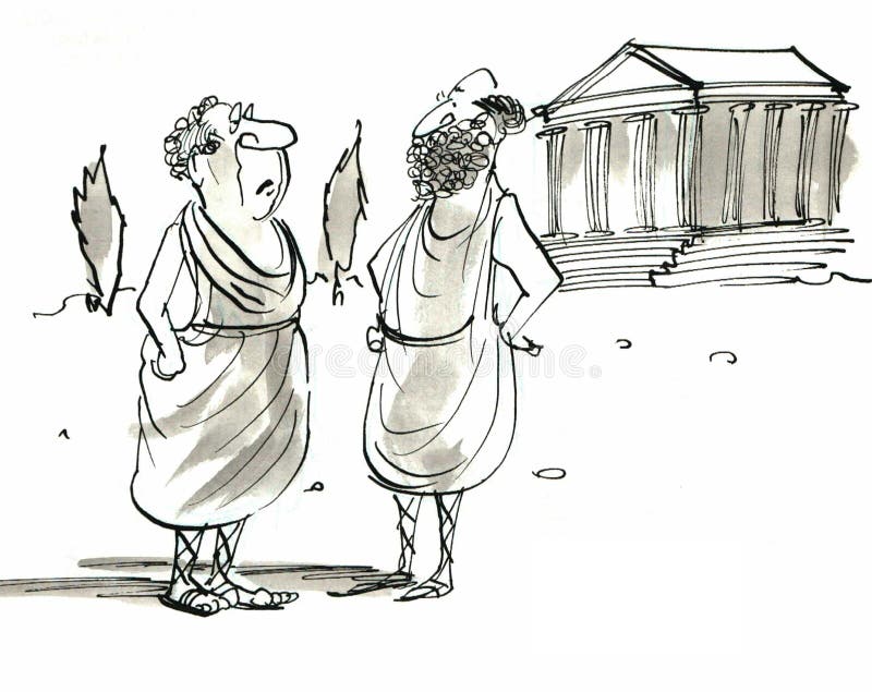 Two Greek Men Talking Stock Illustrations – 8 Two Greek Men Talking ...