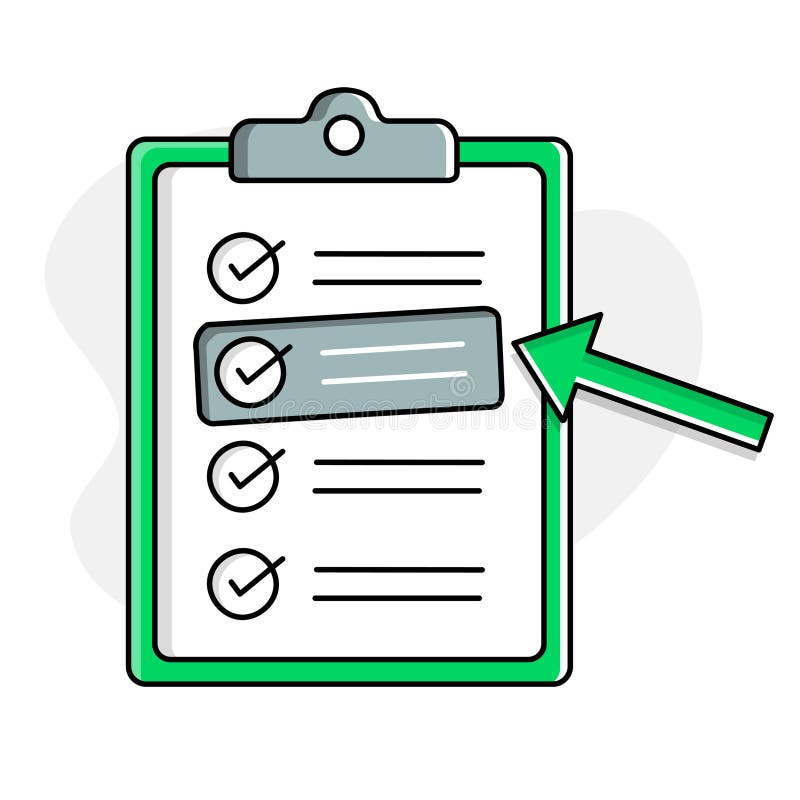 A Clipboard Icon with Tasks Representing Prioritization, the Process of ...