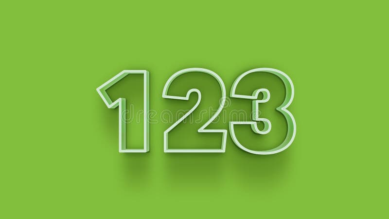 3d 123 Stock Illustrations – 961 3d 123 Stock Illustrations, Vectors ...