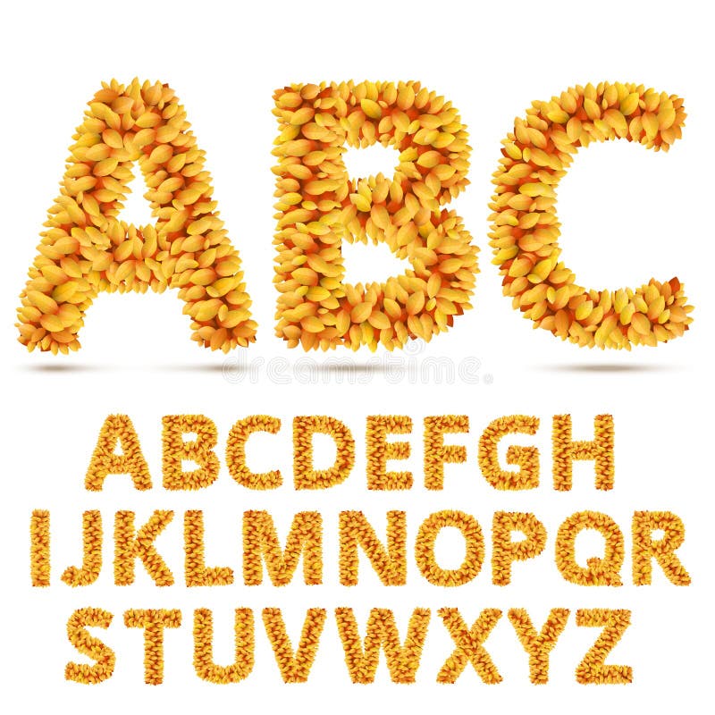 Green ABC stock vector. Illustration of floral, design - 77303251