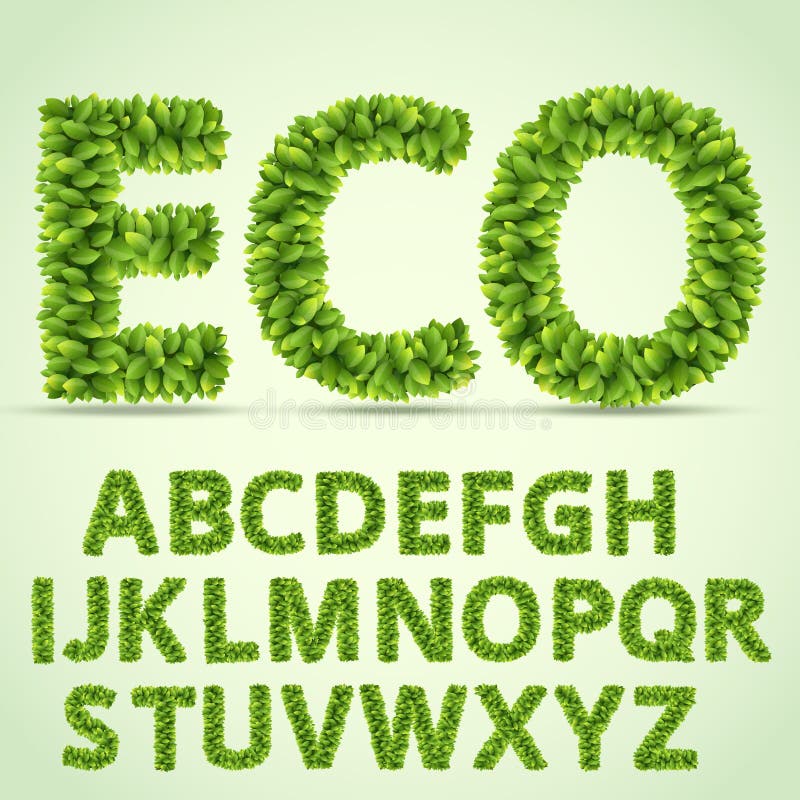 Green ABC stock vector. Illustration of healthy, abstract - 61672584