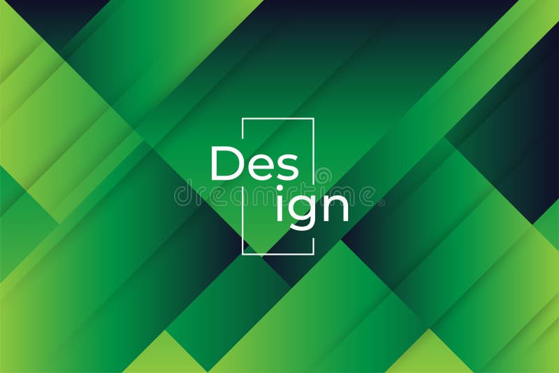 Green Abstract Background with Geometric Shapes Gradient Color Stock ...