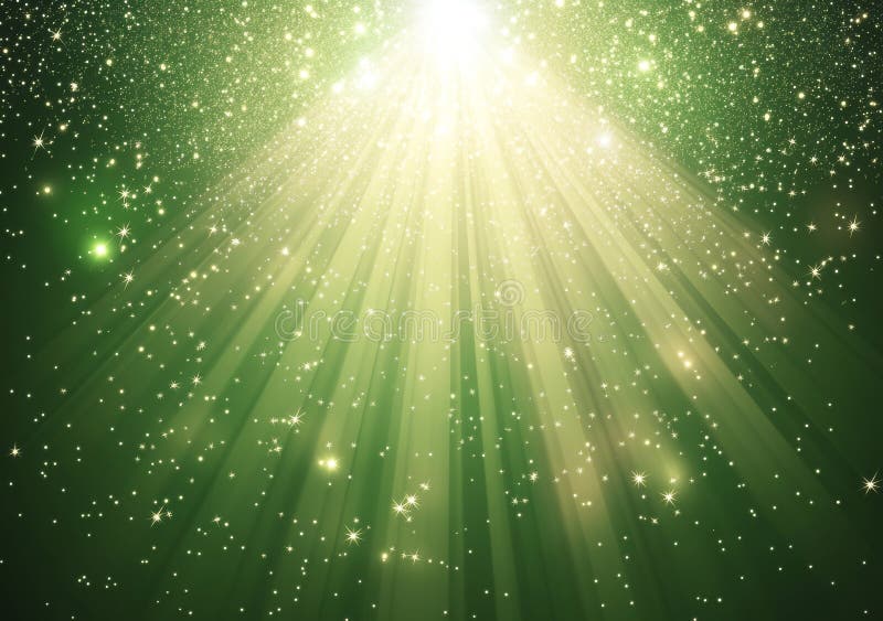 Green Abstract Background with Line Art Illustrations of Exploding ...