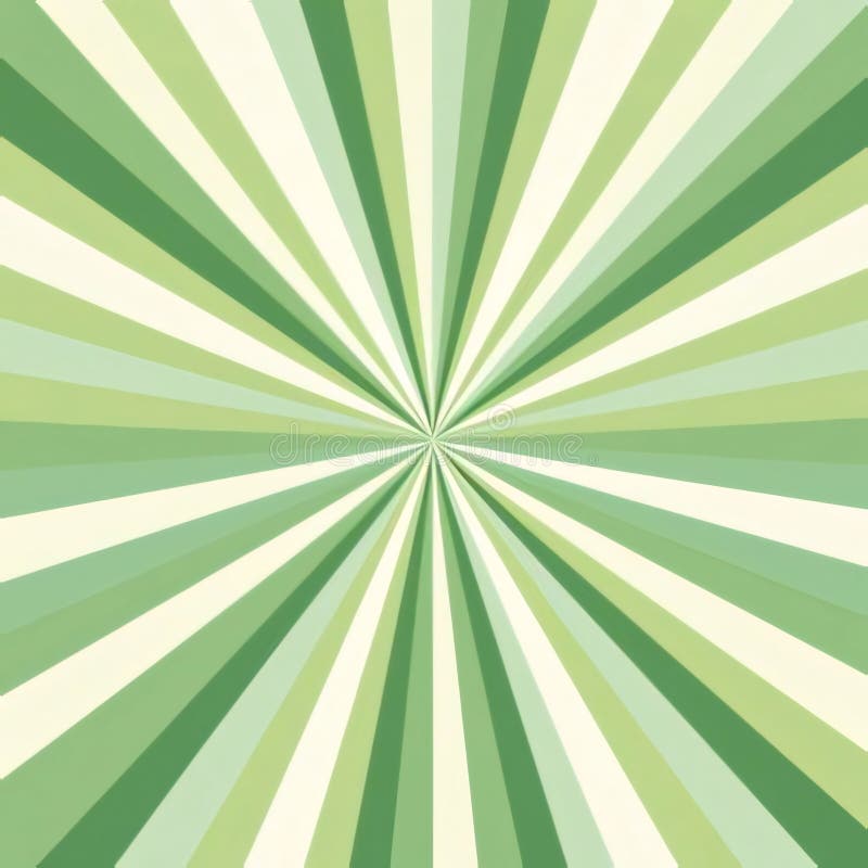Green Abstract Background with Rays. Radial Pattern Stock Illustration ...