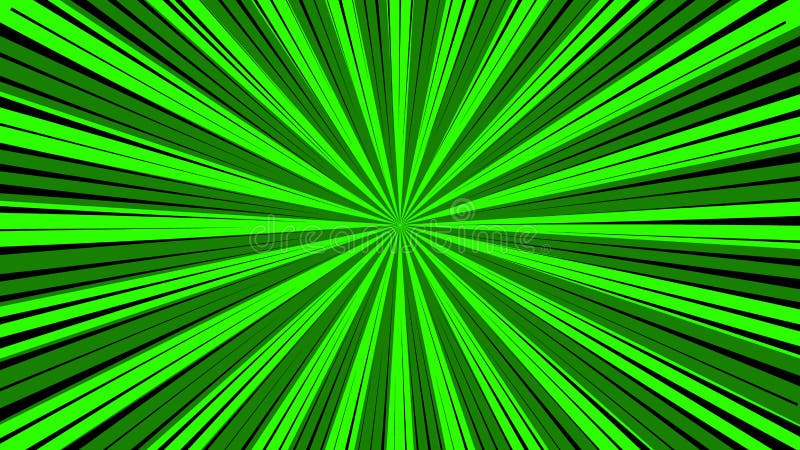 Green Abstract Background with Rays Stock Vector - Illustration of ...