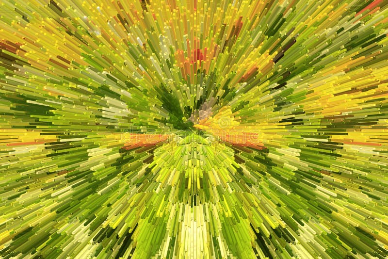 Green Abstract Background With Sharp Thorns Stock Illustration ...