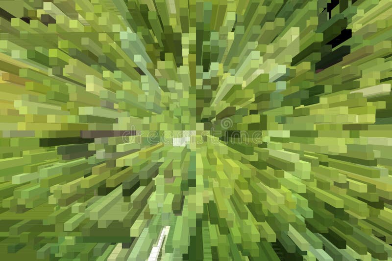 Green Abstract Background with Sharp Thorns Stock Illustration ...