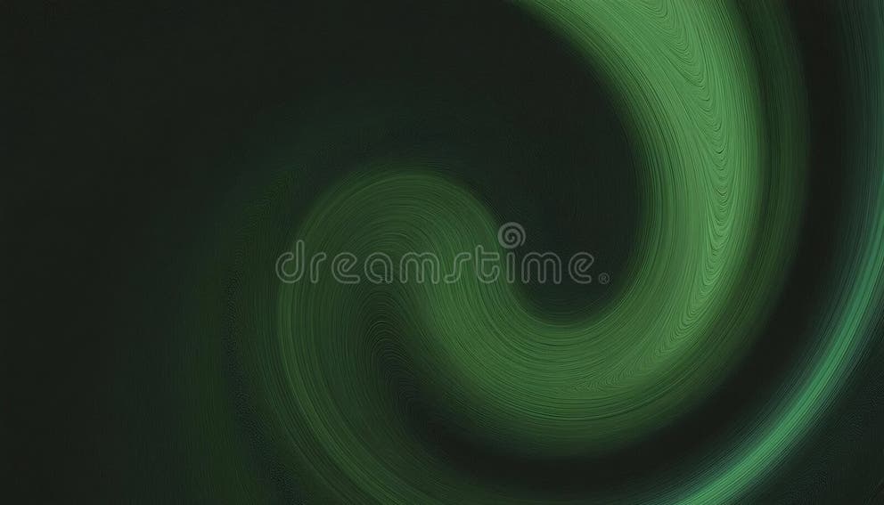 Green Abstract Background with Sinuous S Curve, Sweeping Lines Creating ...