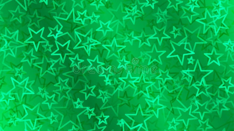 Green Abstract Background of Small Stars Stock Vector - Illustration of ...