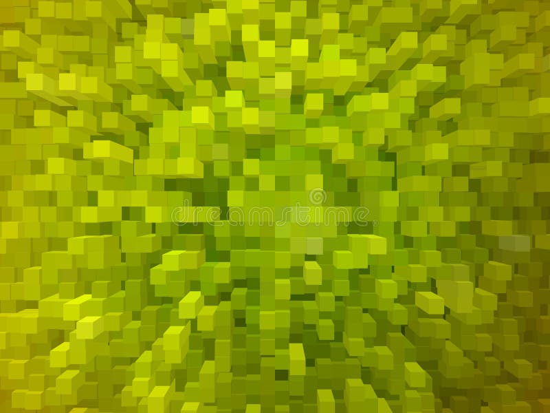 Green Abstract Background with Square Forms Stock Photo - Image of ...