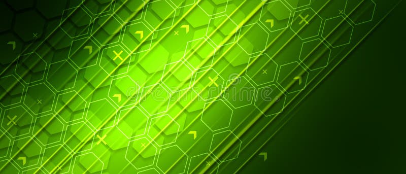 Green Abstract Background Technology Stock Image - Image of futuristic ...